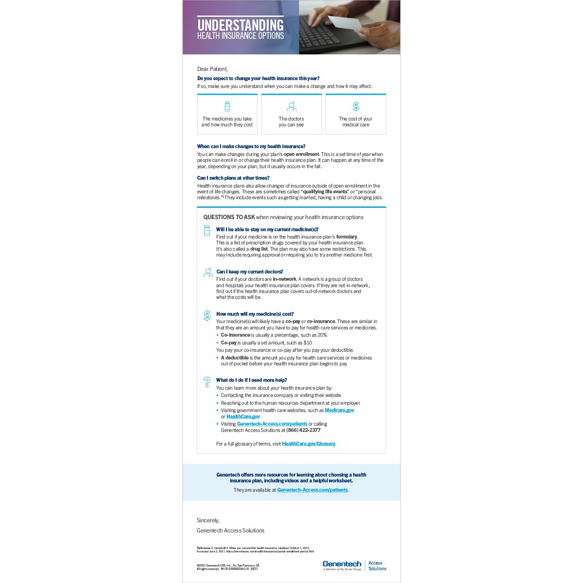 Genentech: Understanding Insurance and Coverage